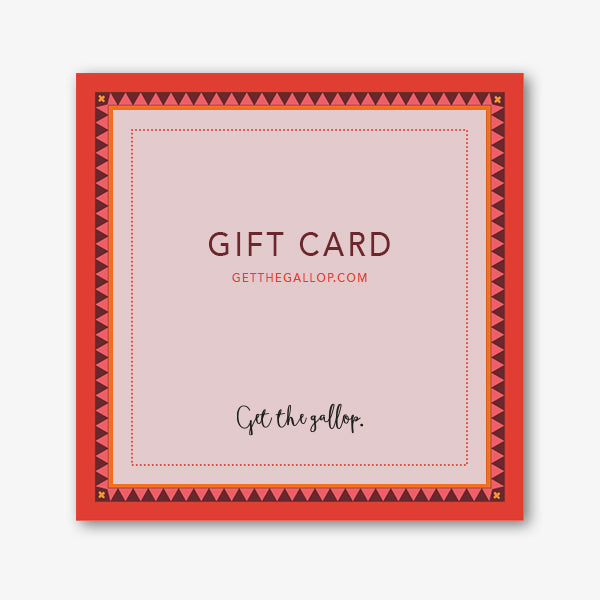PRESENTKORT – Get the Gallop